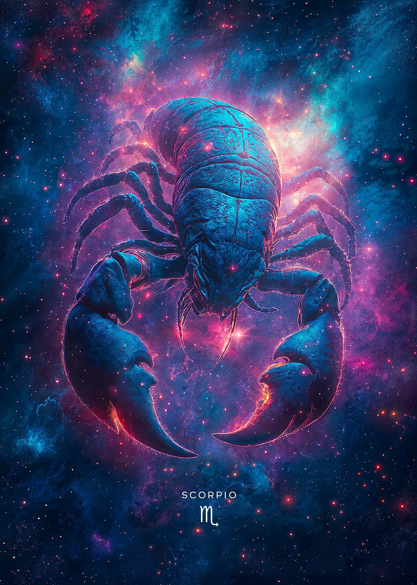 'Scorpio Zodiac Sign' Poster, picture, metal print, paint by shakes ...