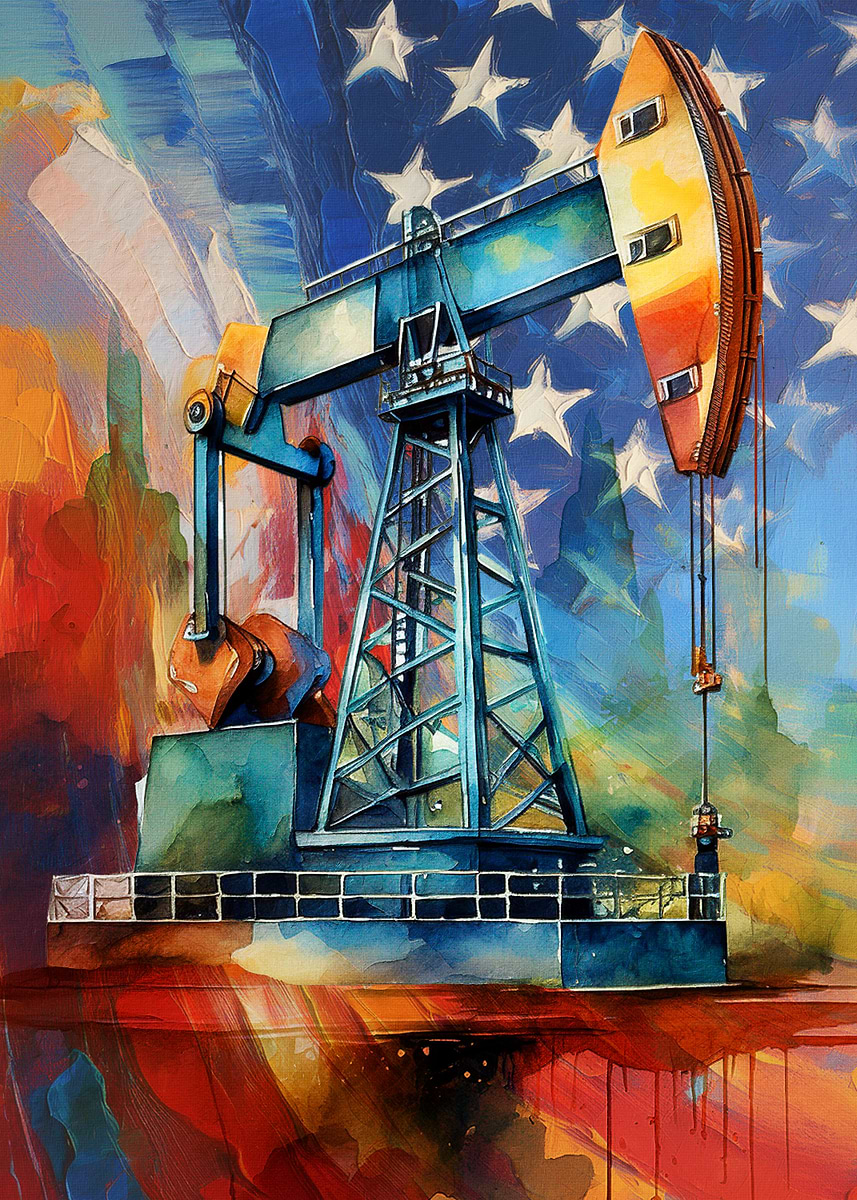 'American Energy' Poster, picture, metal print, paint by Dan Sproul ...