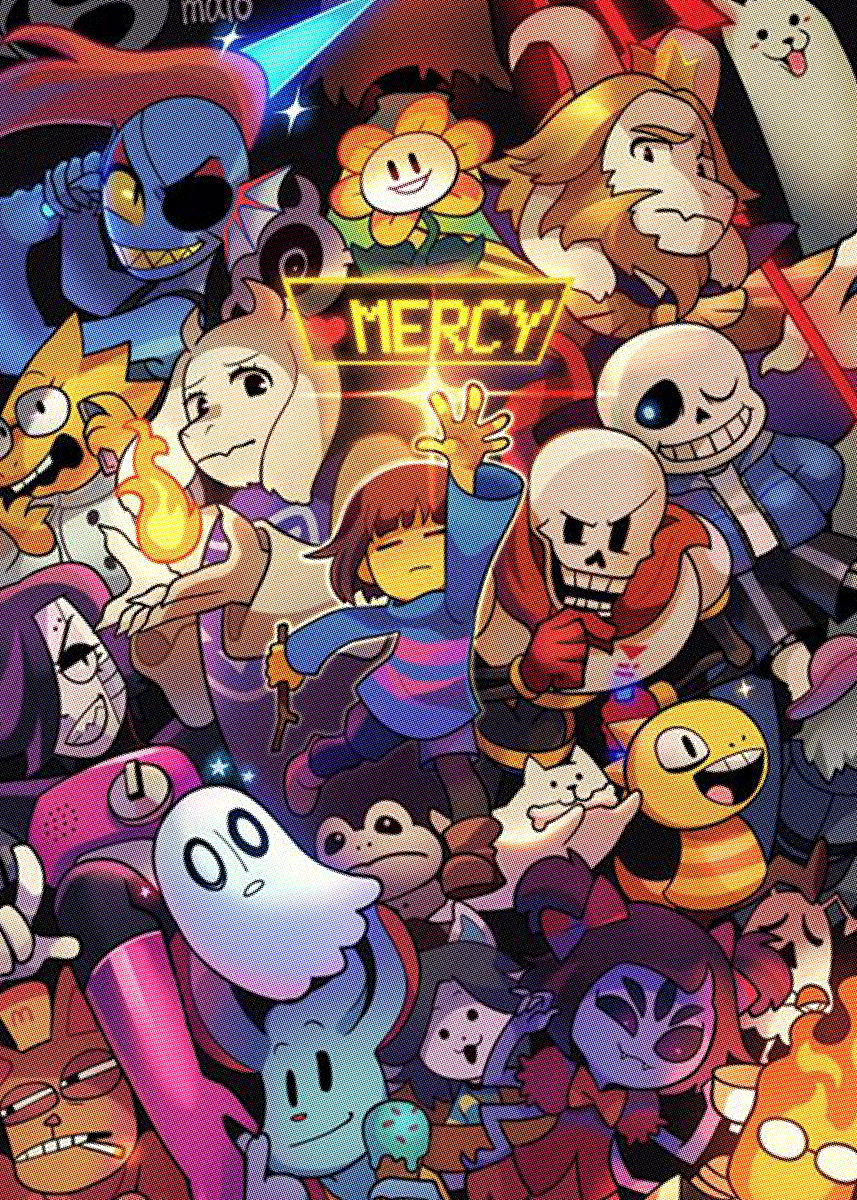 'Undertale Game Gaming' Poster, picture, metal print, paint by ...