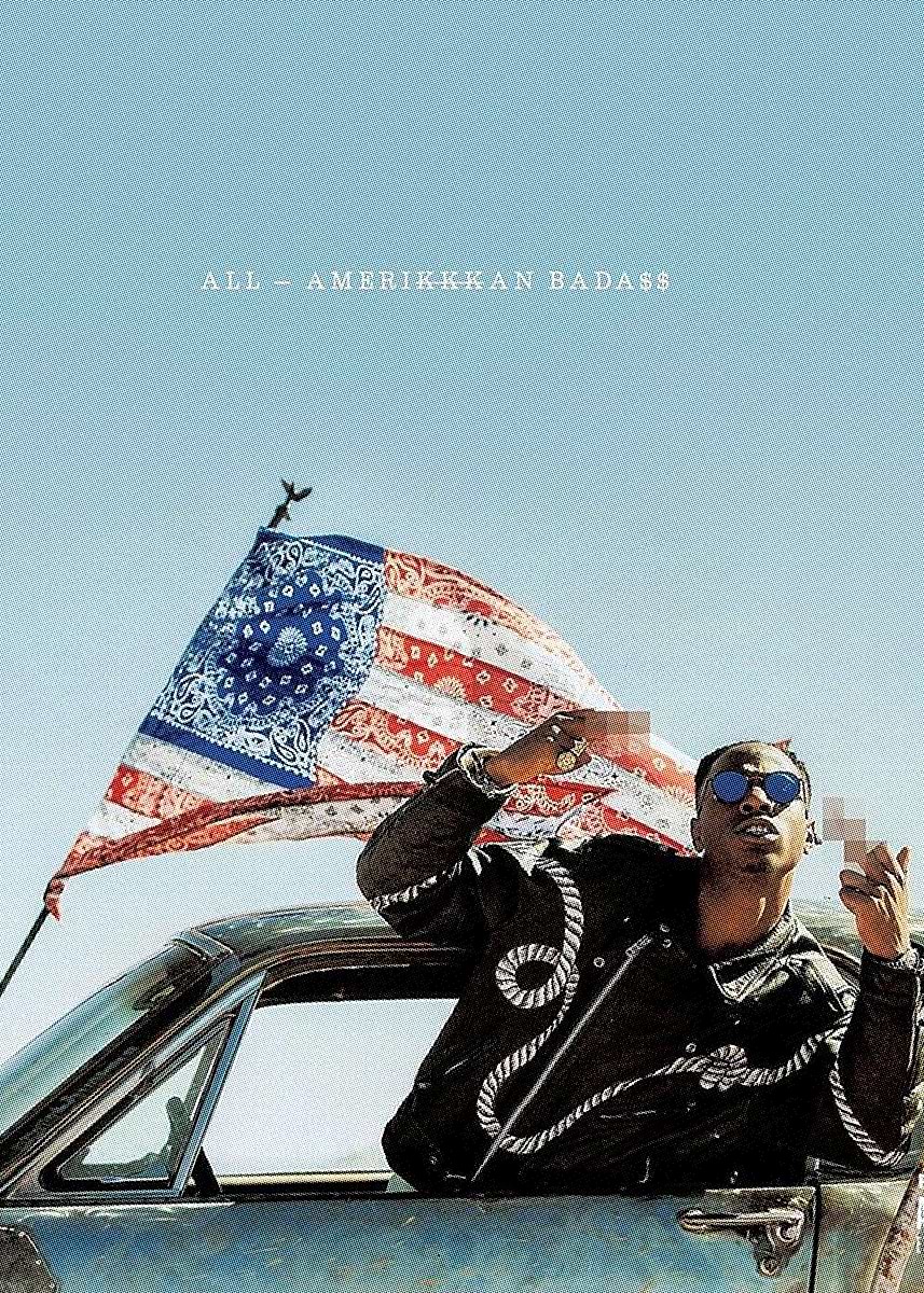 'All-Amerikkan Badass Rap' Poster, picture, metal print, paint by ...