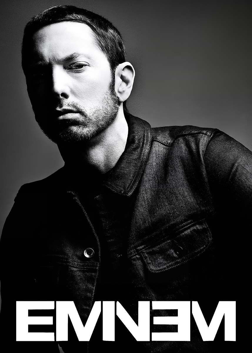 'Eminem ' Poster, picture, metal print, paint by zaaa yaaa | Displate