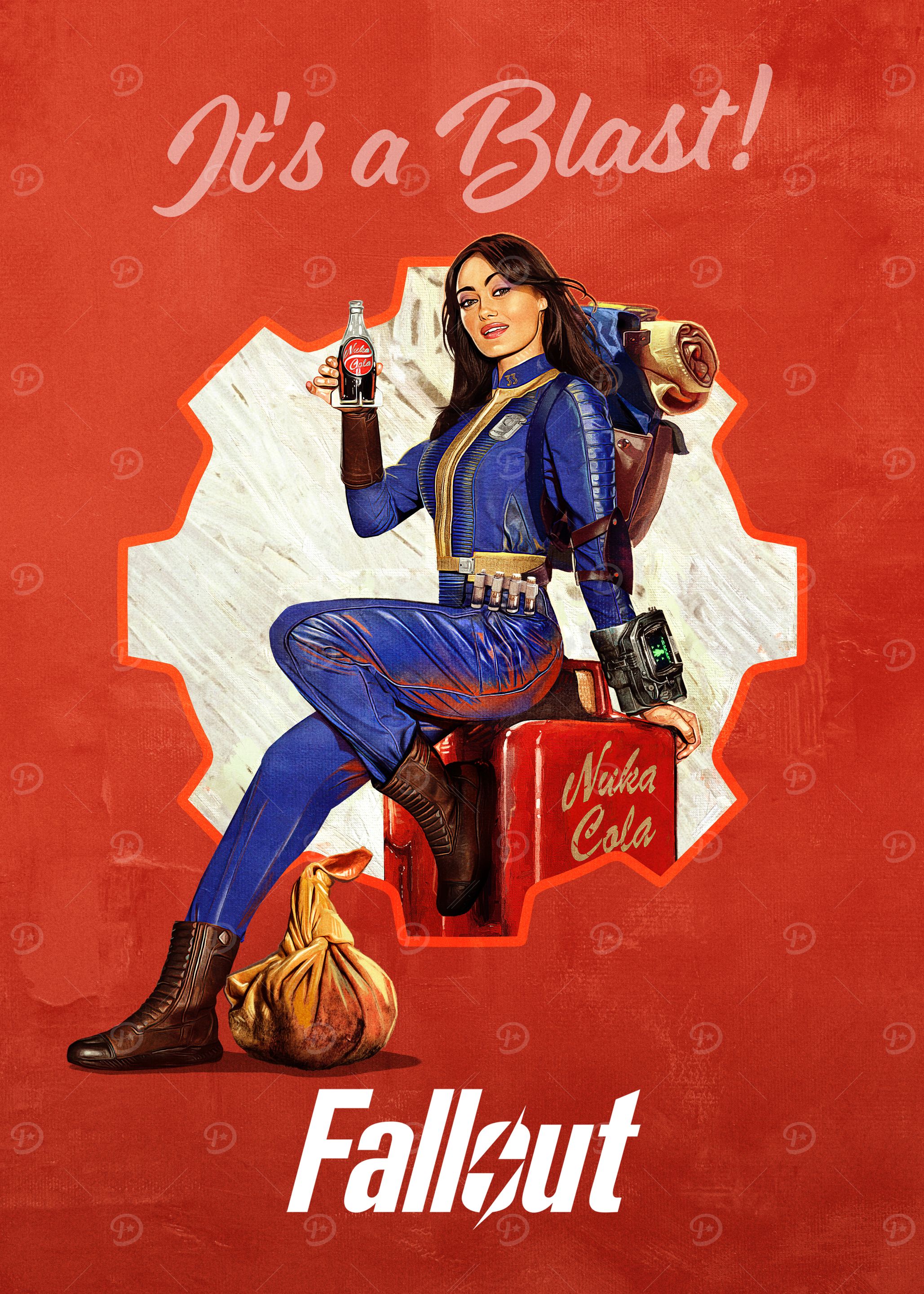 'It's a Blast!' Poster, picture, metal print, paint by Fallout Series ...