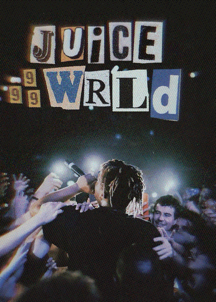'Juice Wrld Concert Poster' Poster, picture, metal print, paint by ...