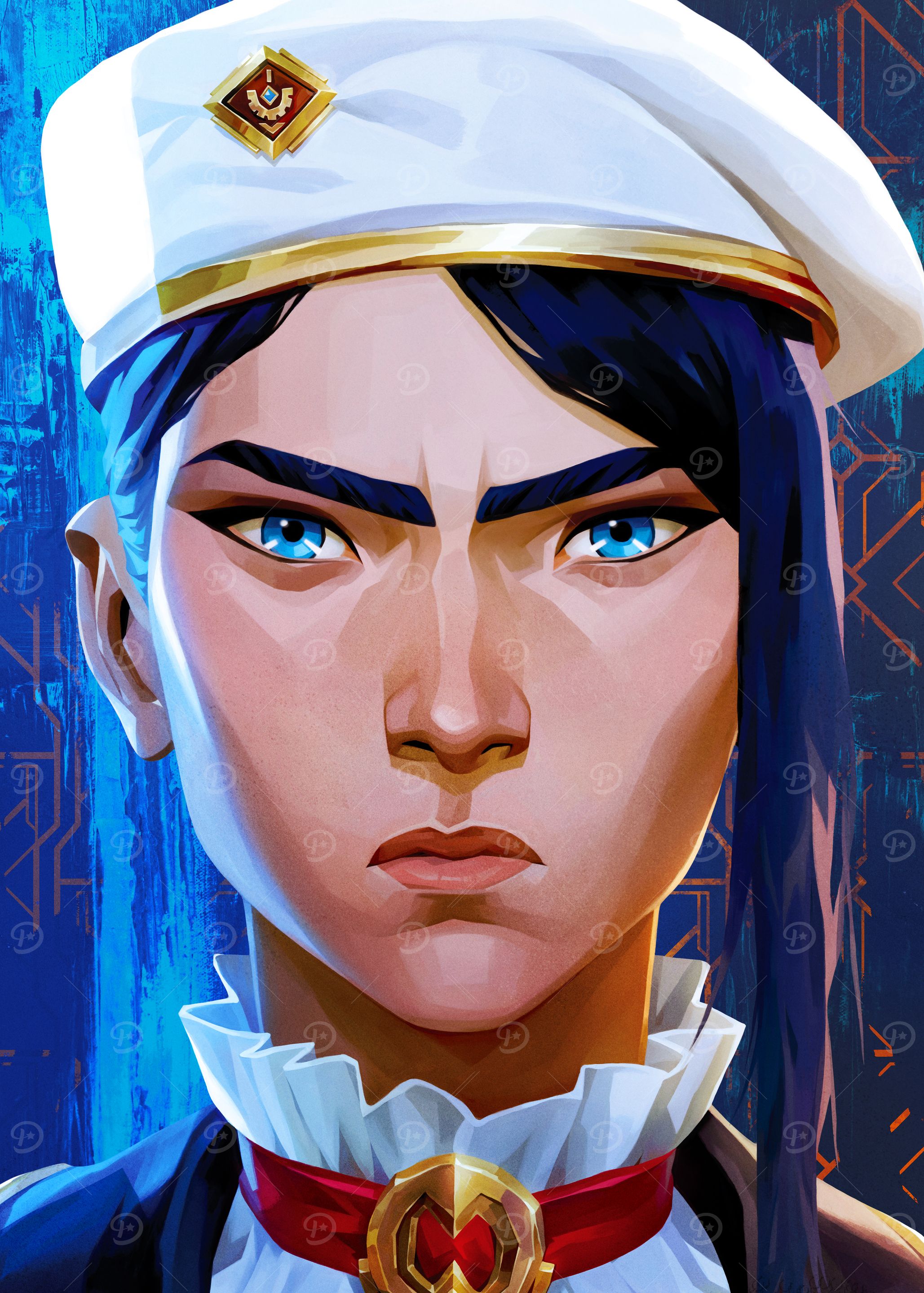 'Commander Caitlyn' Poster, picture, metal print, paint by Arcane ...