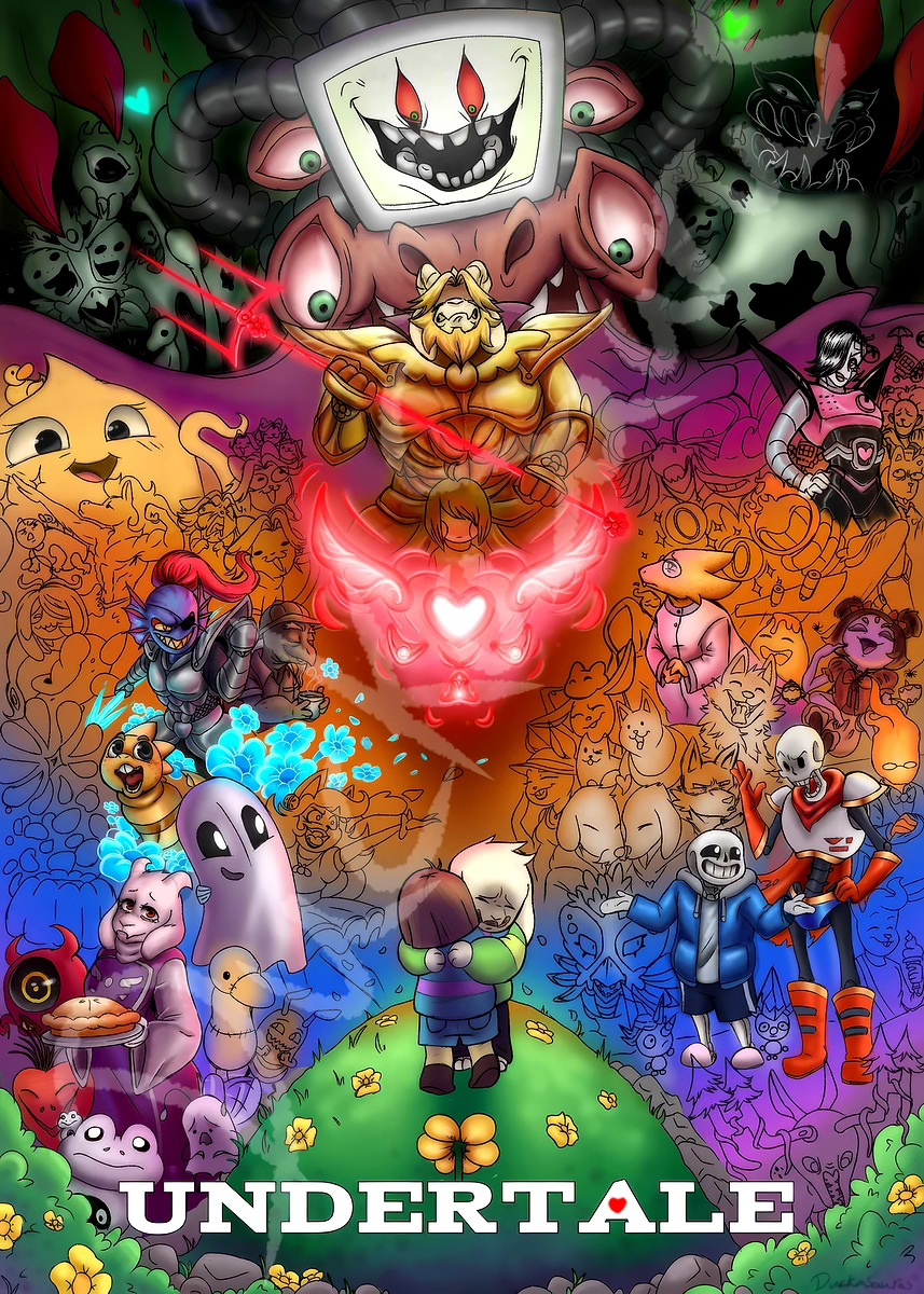 'Undertale Fan Art' Poster, picture, metal print, paint by Nova ...