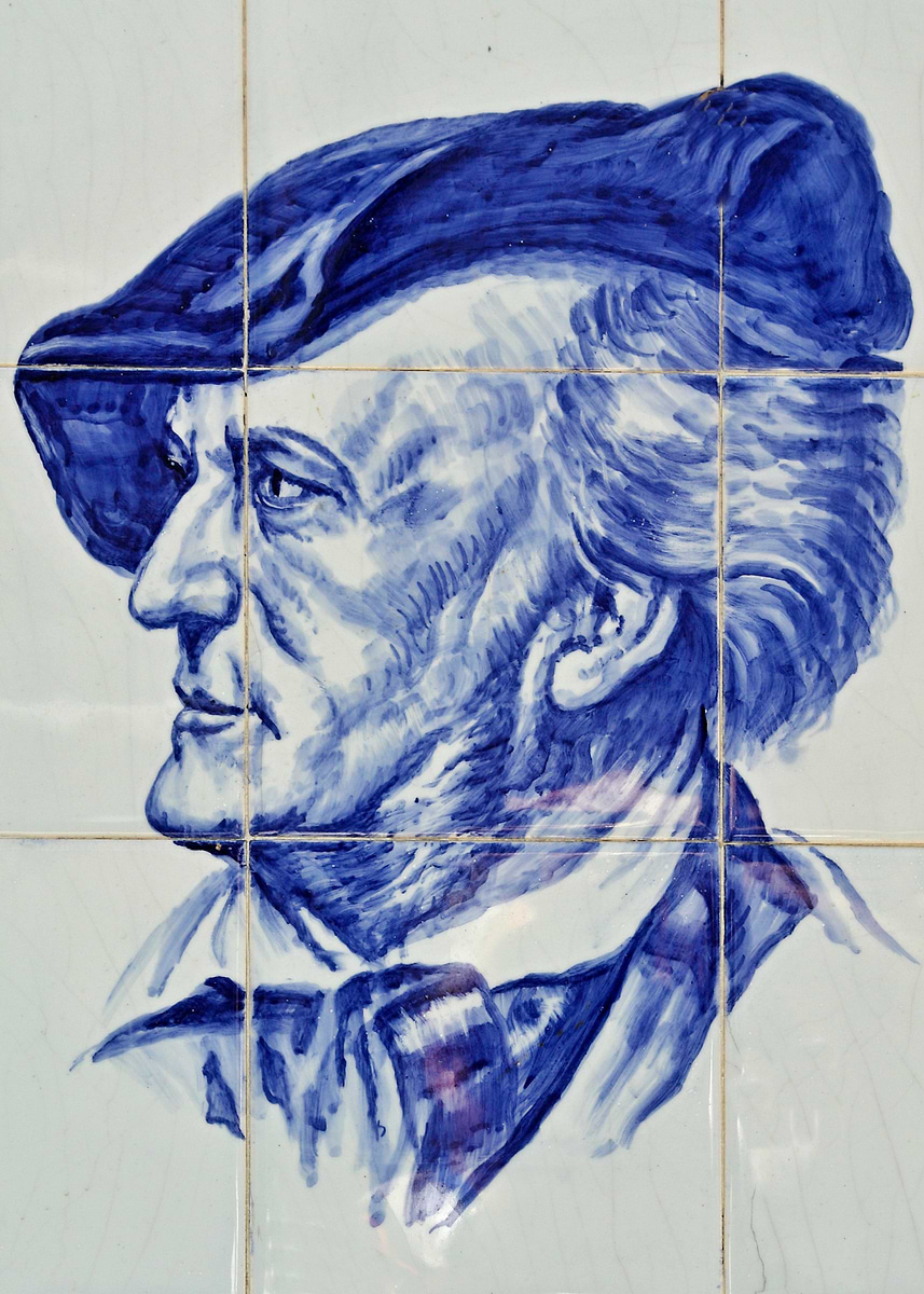 'Tile Portrait Richard Wagner' Poster, picture, metal print, paint by ...