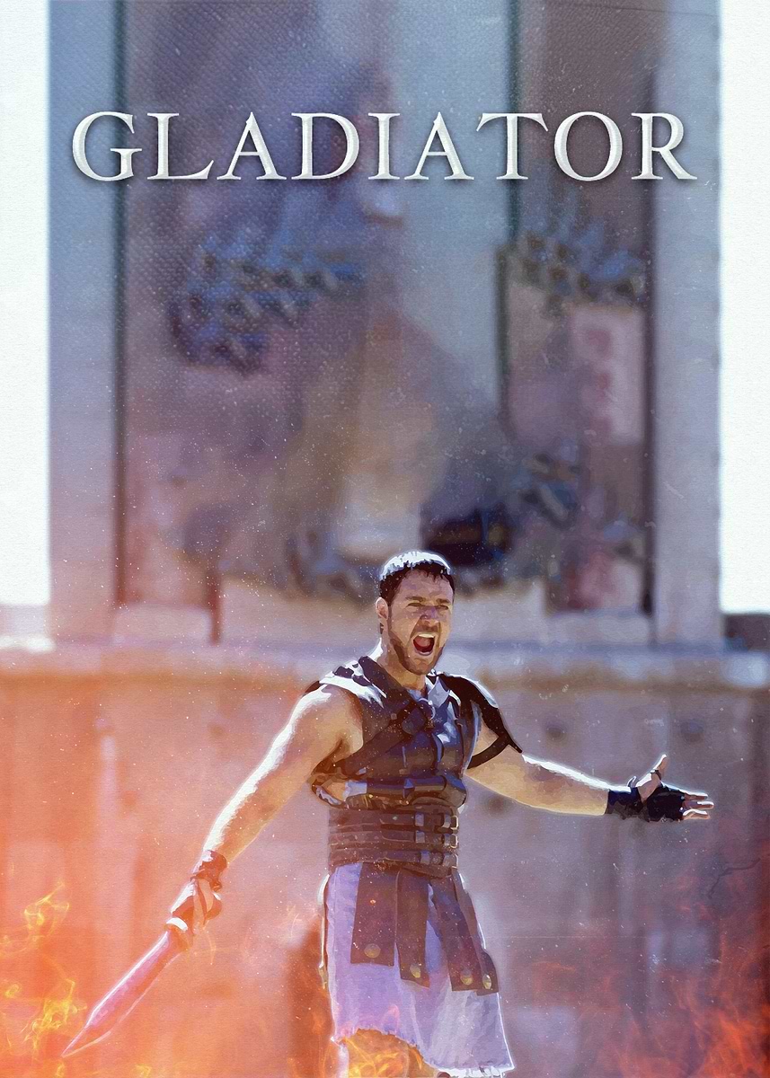 'Gladiator Movie Poster' Poster, picture, metal print, paint by NuMaNi ...