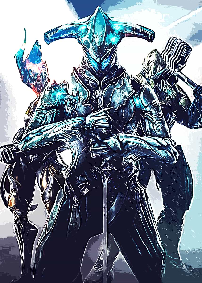 'Warframe Characters' Poster, picture, metal print, paint by petruk ...