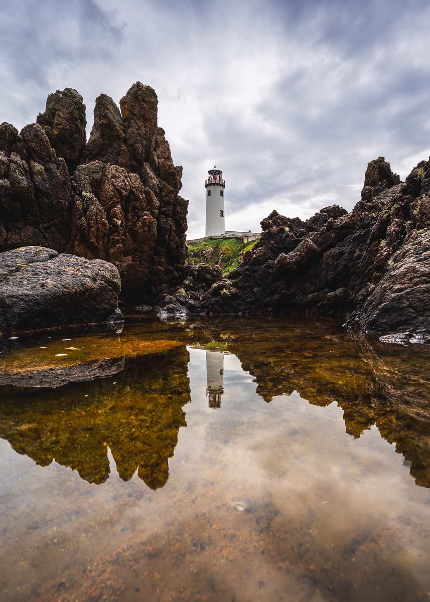'Lighthouse Reflection' Poster, picture, metal print, paint by David ...