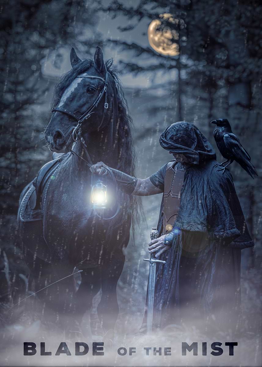 'Blade of the Mist' Poster, picture, metal print, paint by Michael ...