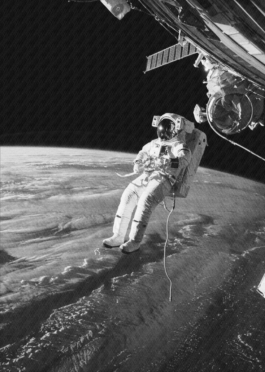 'Astronaut Spacewalk' Poster, picture, metal print, paint by Brexmore ...