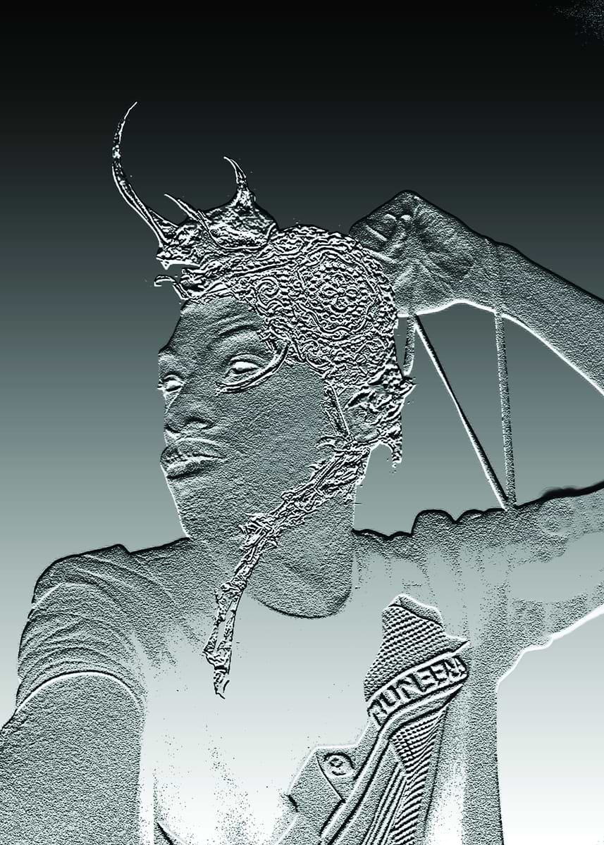 'The Beetle Crown' Poster, picture, metal print, paint by LewisOssokoH ...