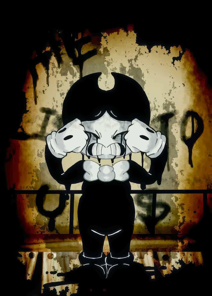 'Bendy Crying' Poster, picture, metal print, paint by yashinta | Displate