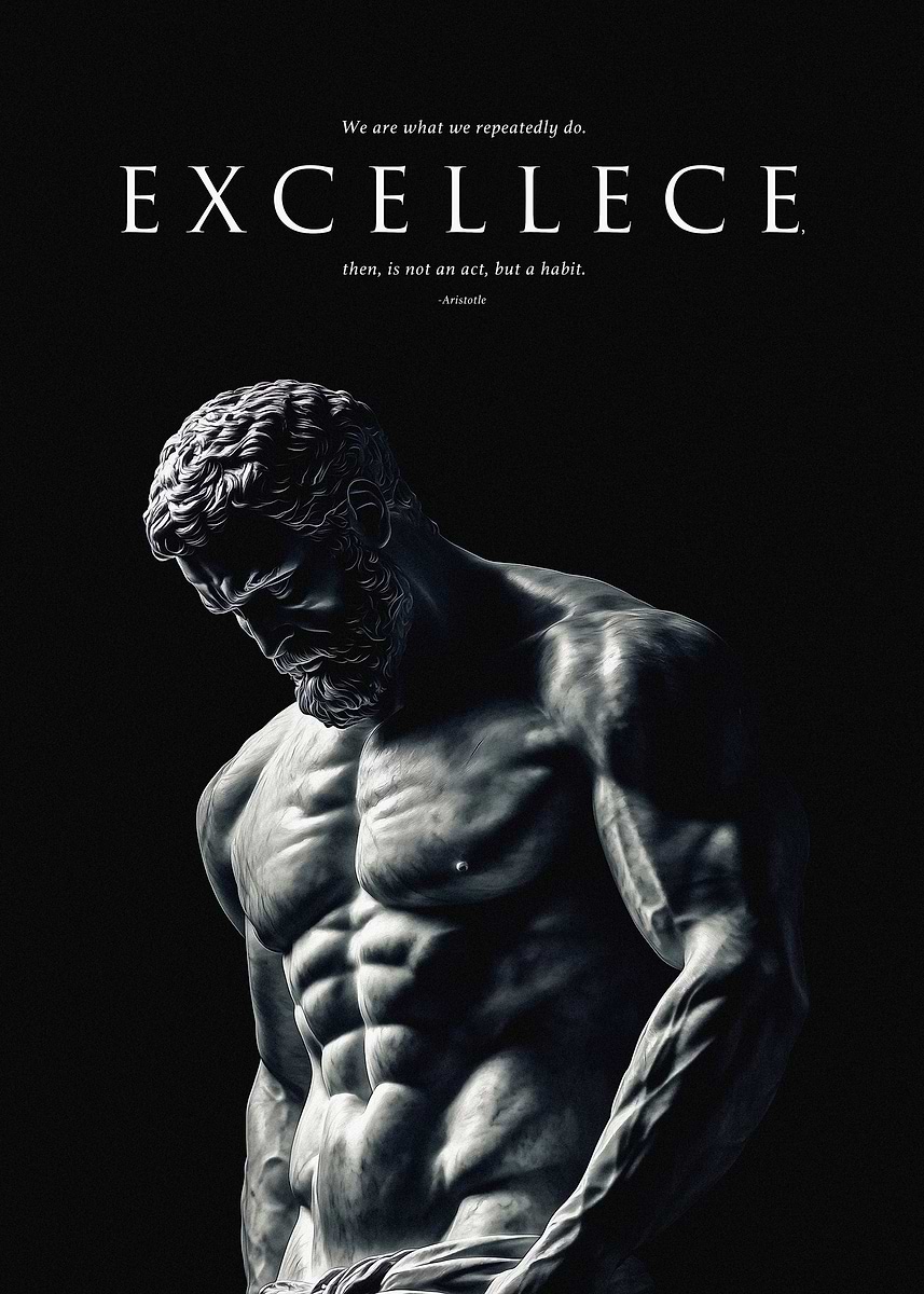 'Excellence Definition ' Poster, picture, metal print, paint by ...