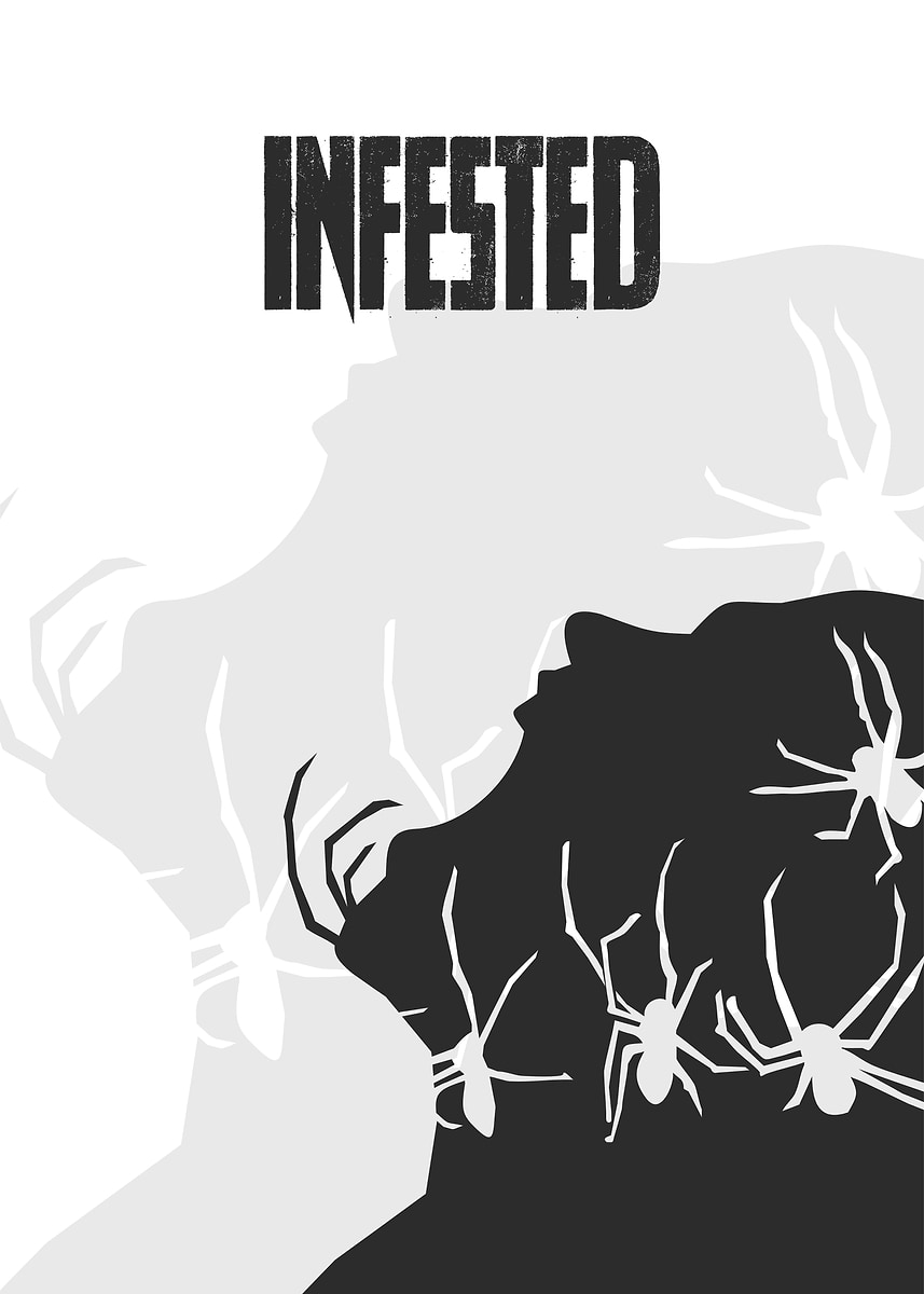 'Infested' Poster, picture, metal print, paint by Eloise Taylor | Displate