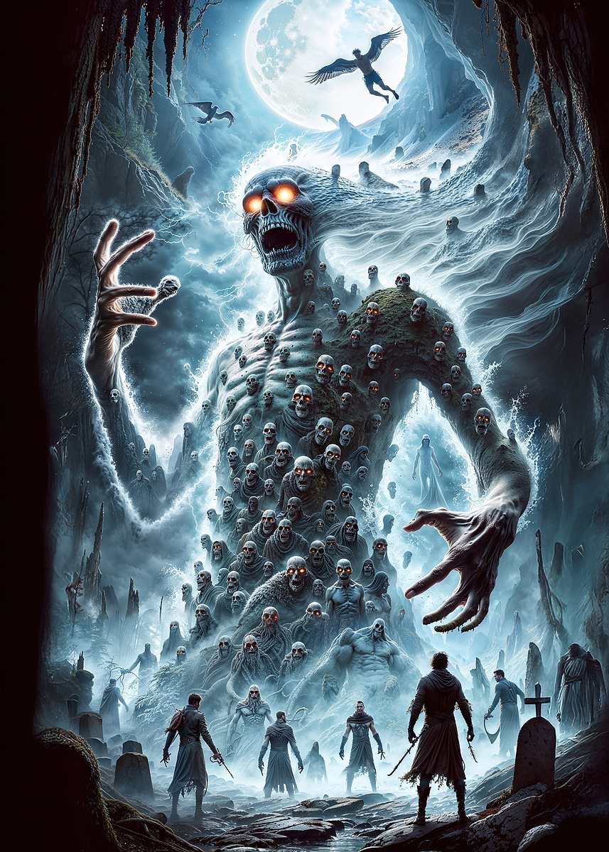 'Spectral Undead Monster' Poster, picture, metal print, paint by shakes ...