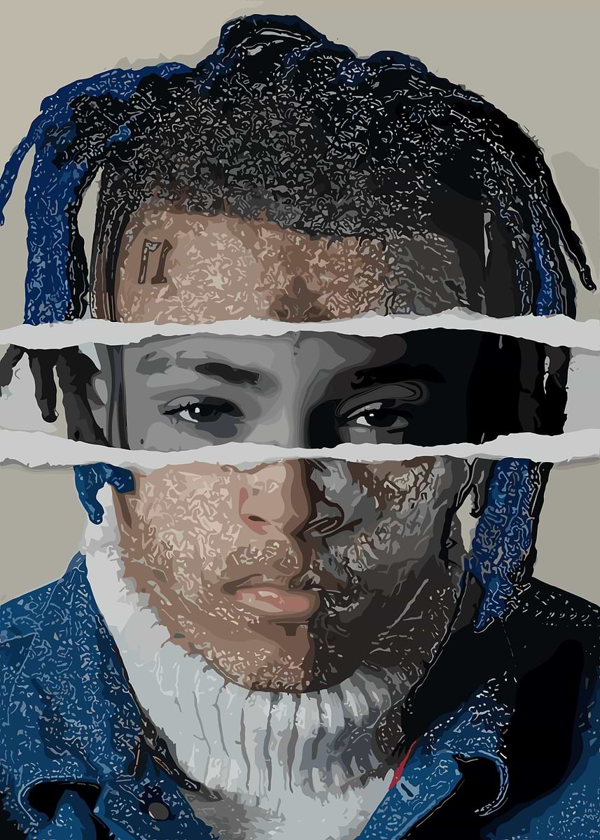 'XXXTentacion Portrait' Poster, picture, metal print, paint by ...