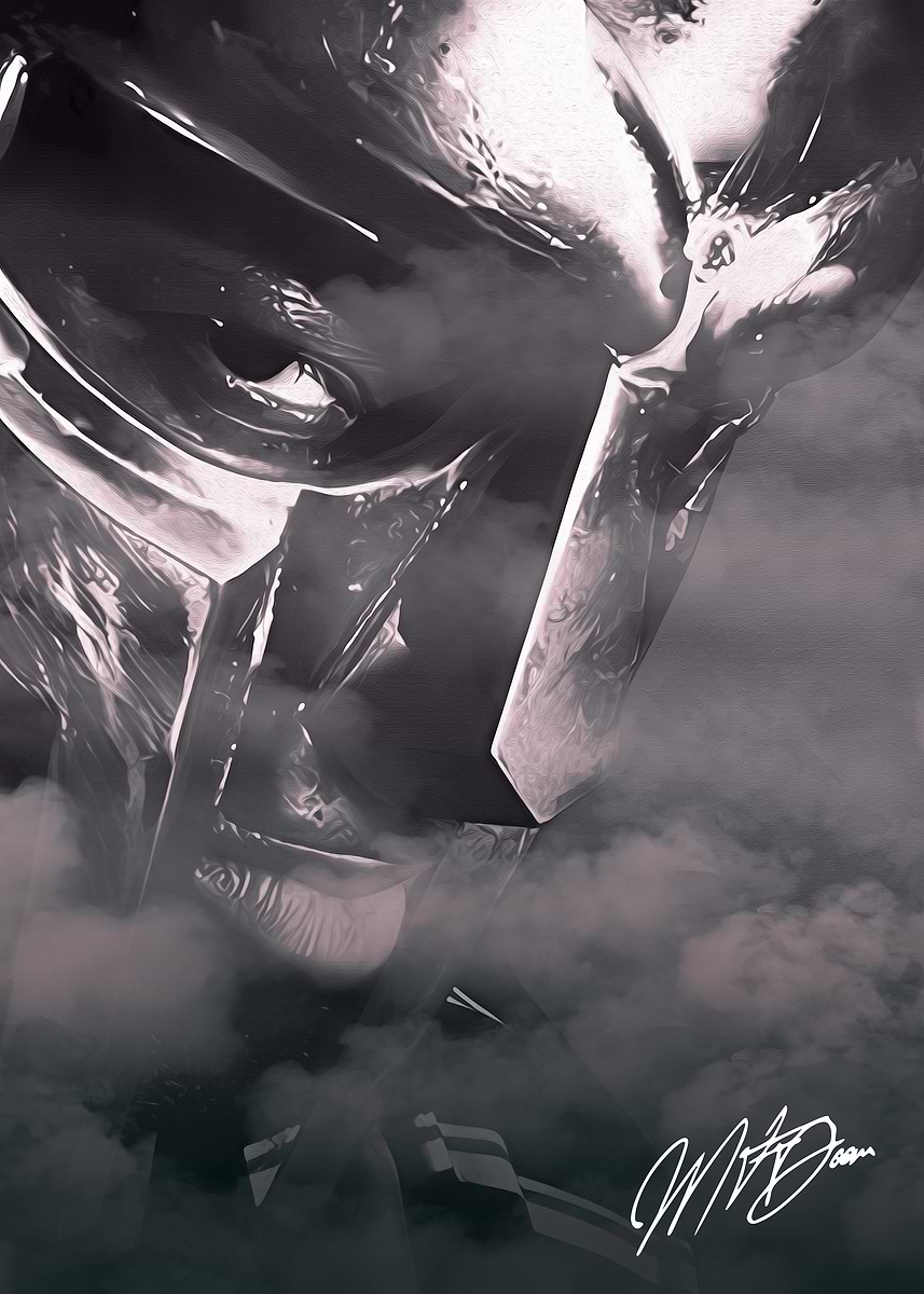 'Cyberpunk Terminator' Poster, picture, metal print, paint by adhizz ...