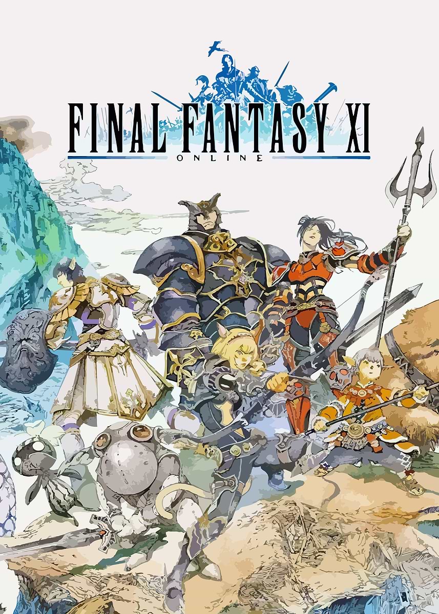 'Final Fantasy XI Online ' Poster, picture, metal print, paint by Time ...