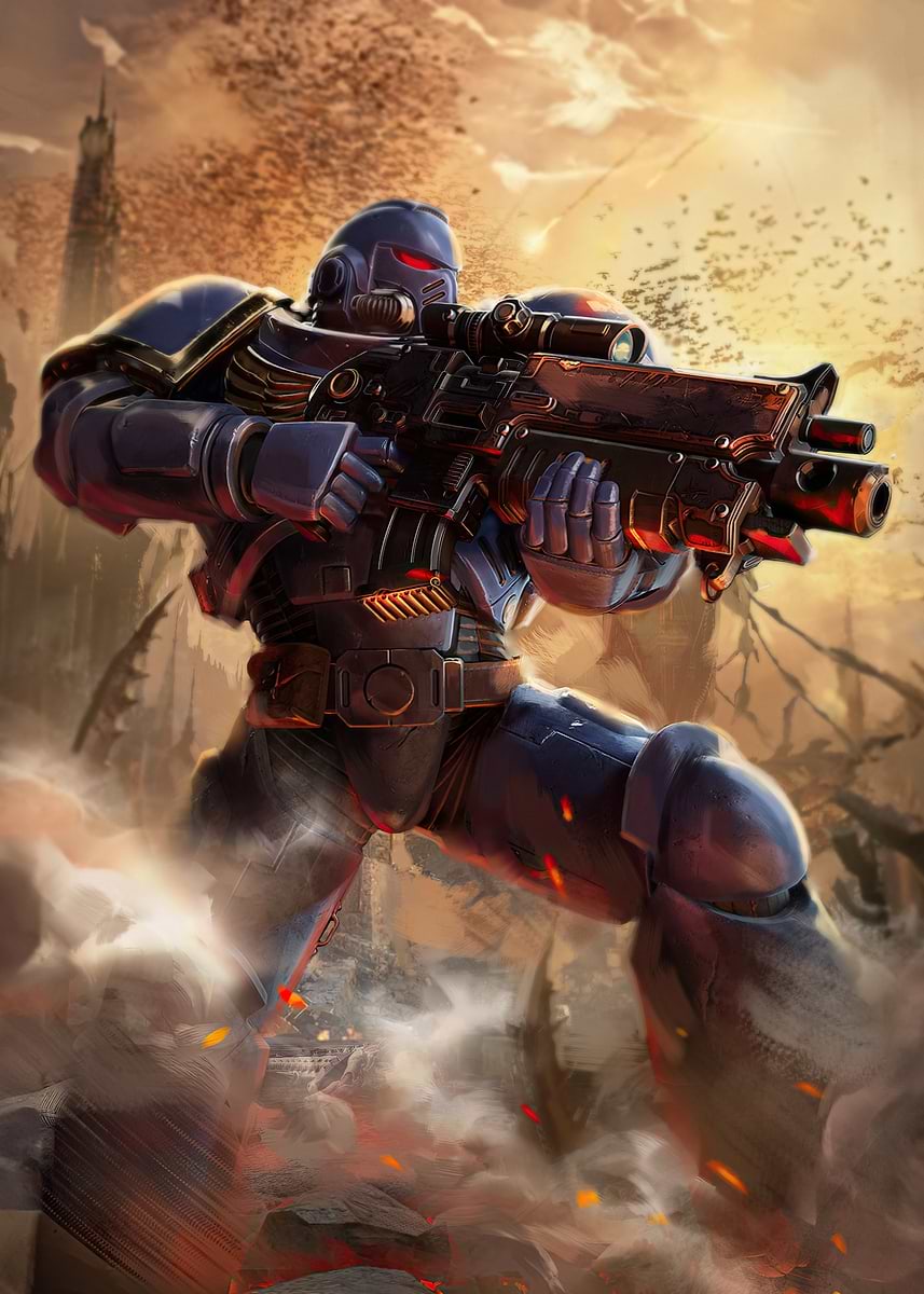 'Tactical Class Art' Poster, picture, metal print, paint by Warhammer ...