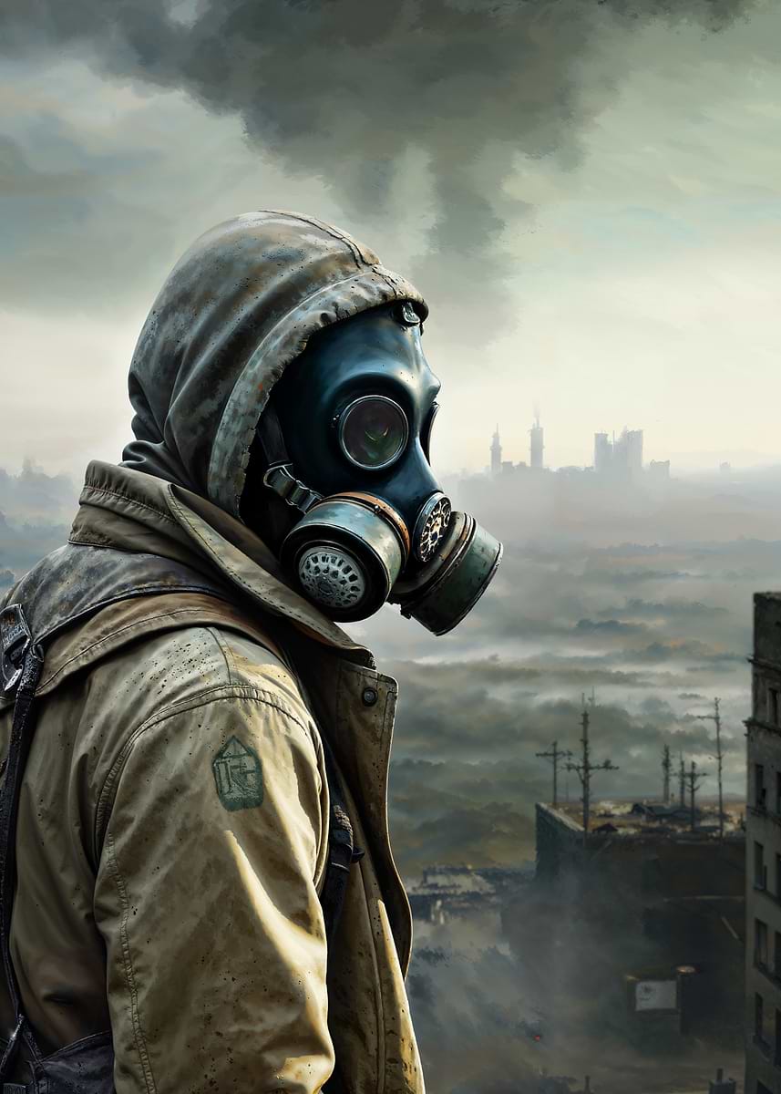 'Post-Apocalyptic Stalker' Poster, picture, metal print, paint by ...