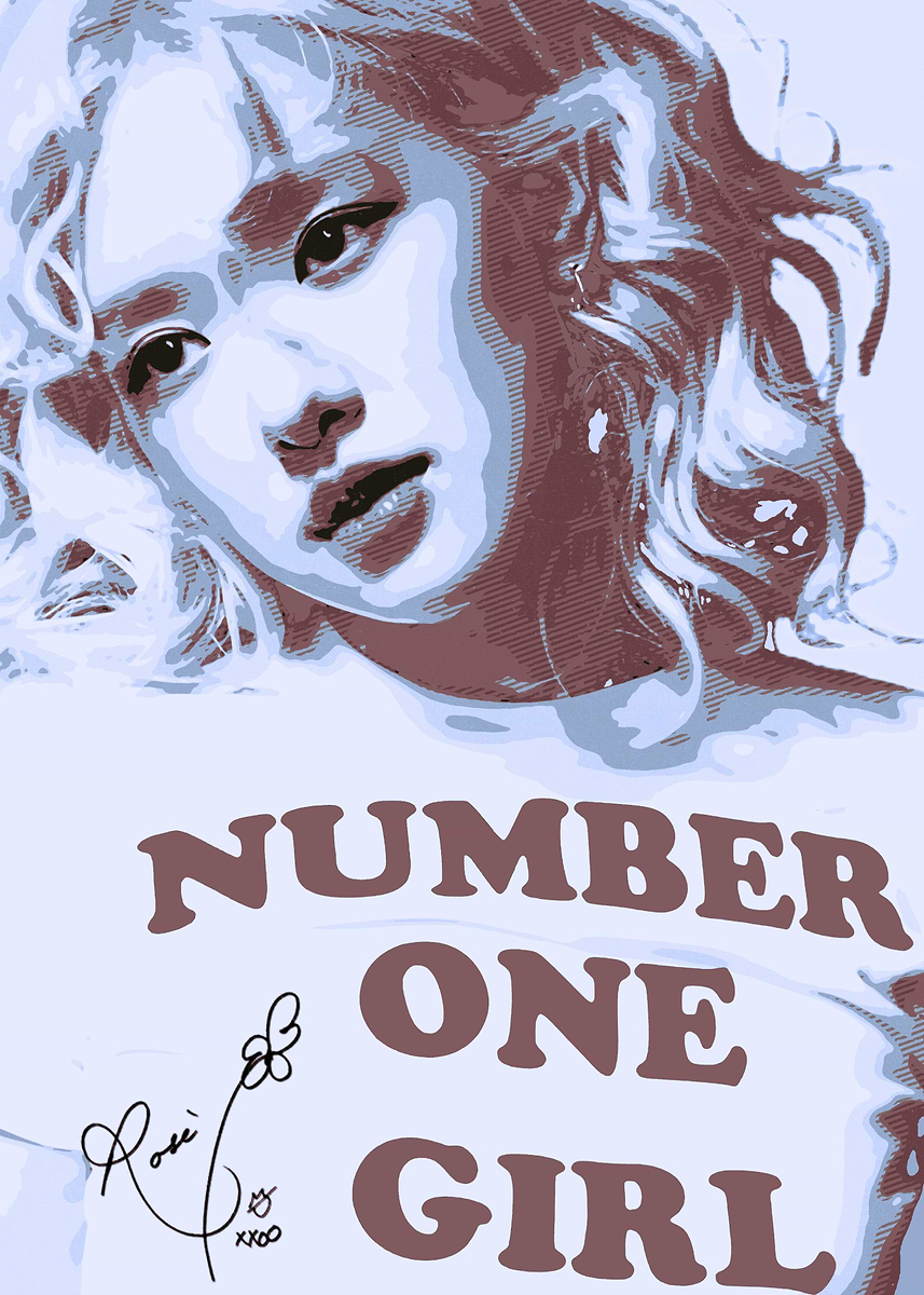 'Rose Number One Girl' Poster, picture, metal print, paint by Papa ...
