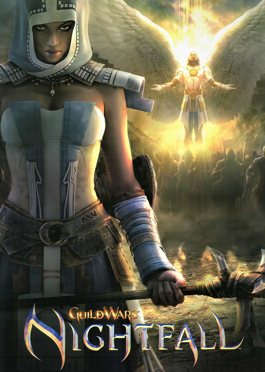 'Guild Wars Nightfall Cover Art' Poster, picture, metal print, paint by ...