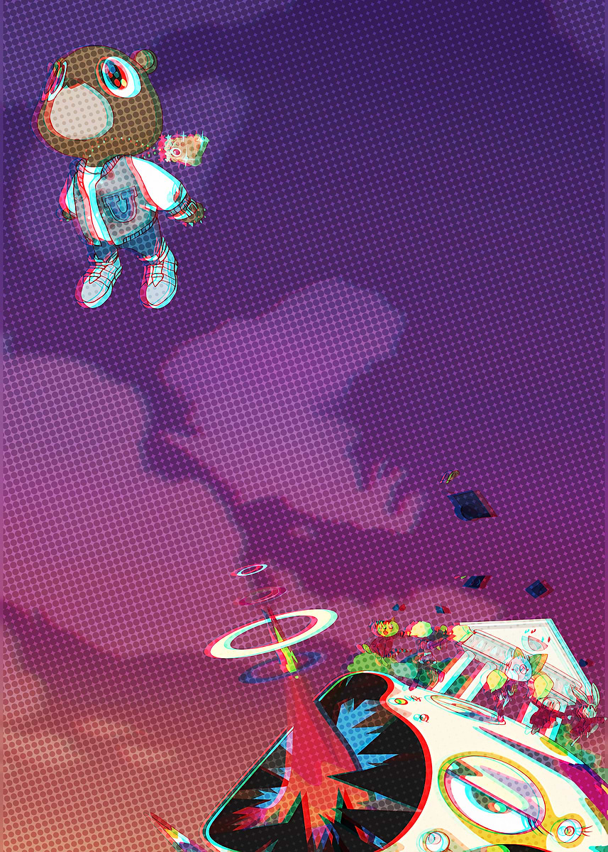 'Kanye West Album Cover' Poster, picture, metal print, paint by ...