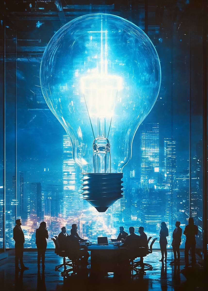 'Lightbulb Success' Poster, picture, metal print, paint by Lightbulb8 ...