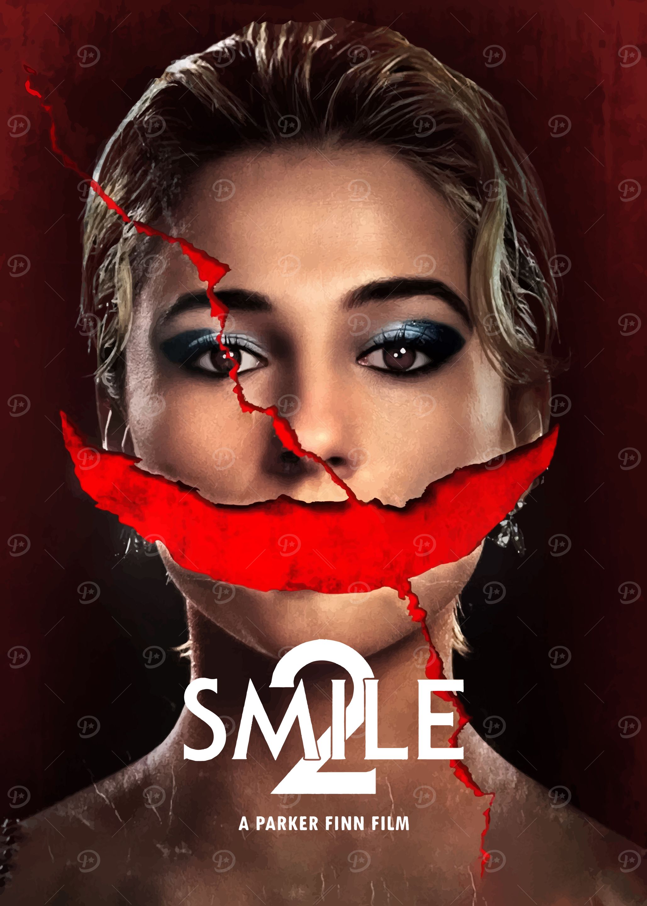 'Smile 2' Poster, picture, metal print, paint by Bo Kev | Displate