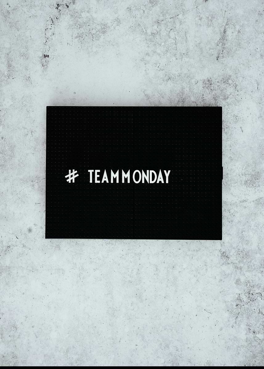 'Teamwork Office Vibes Team Monday ' Poster, picture, metal print ...