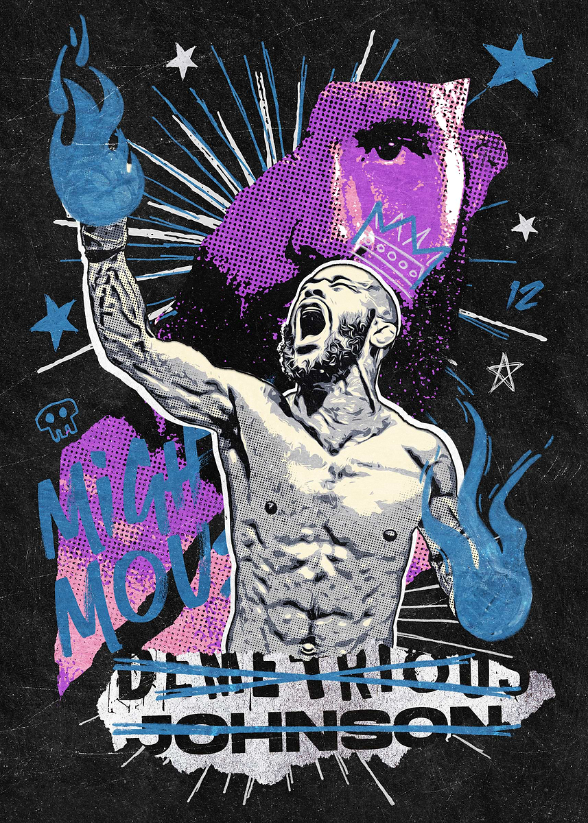 'Demetrious Johnson MMA Poster' Poster, picture, metal print, paint by ...