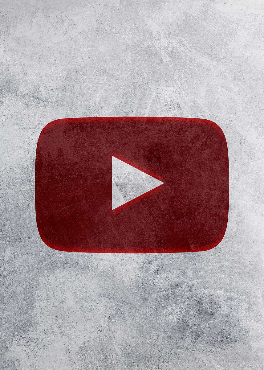 'vintage Play Button poster' Poster, picture, metal print, paint by ...