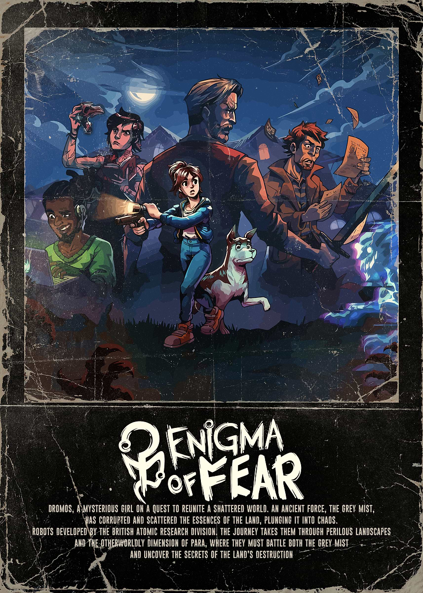 'Enigma of Fear Game' Poster, picture, metal print, paint by Archelaus ...