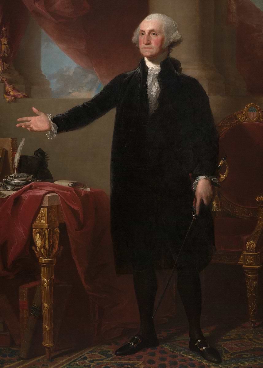 'George Washington Portrait' Poster, picture, metal print, paint by ...