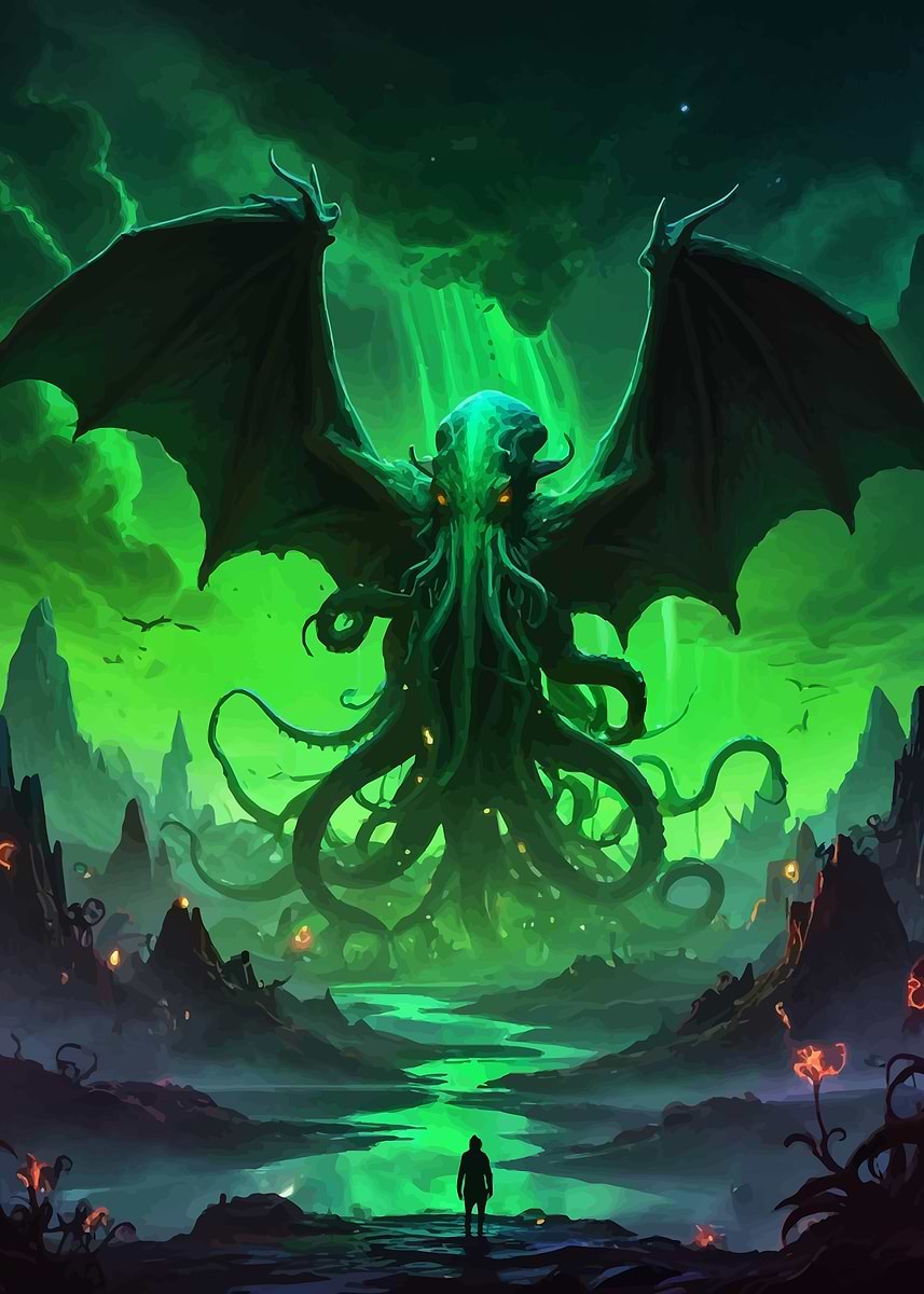 'Cthulhu Mythos Art' Poster, picture, metal print, paint by DEGUZMAN ...
