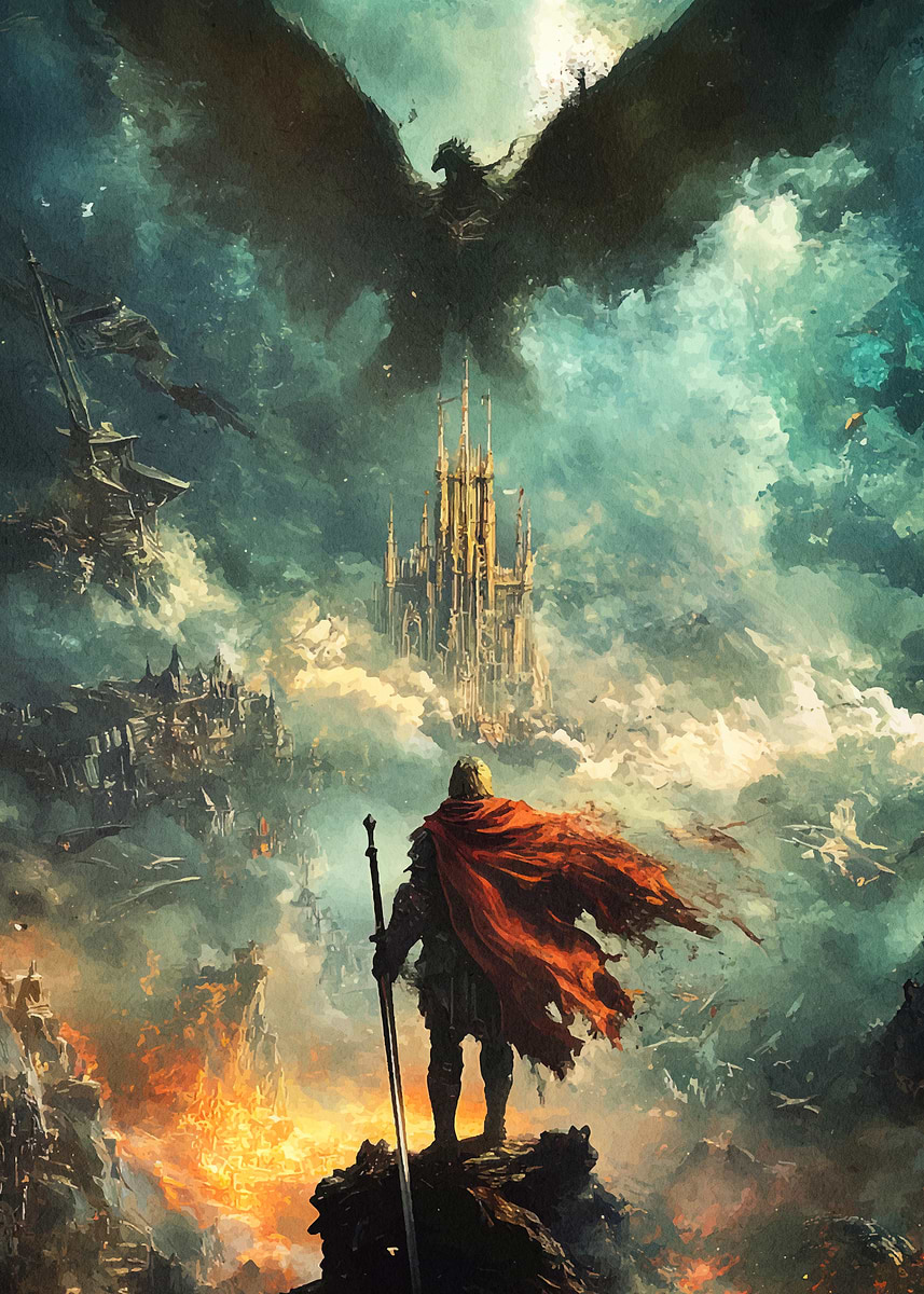 'Fantasy Realm Artwork' Poster, picture, metal print, paint by Ria ...