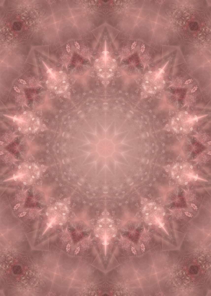 'Pink Crystal Fantasy' Poster, picture, metal print, paint by ...