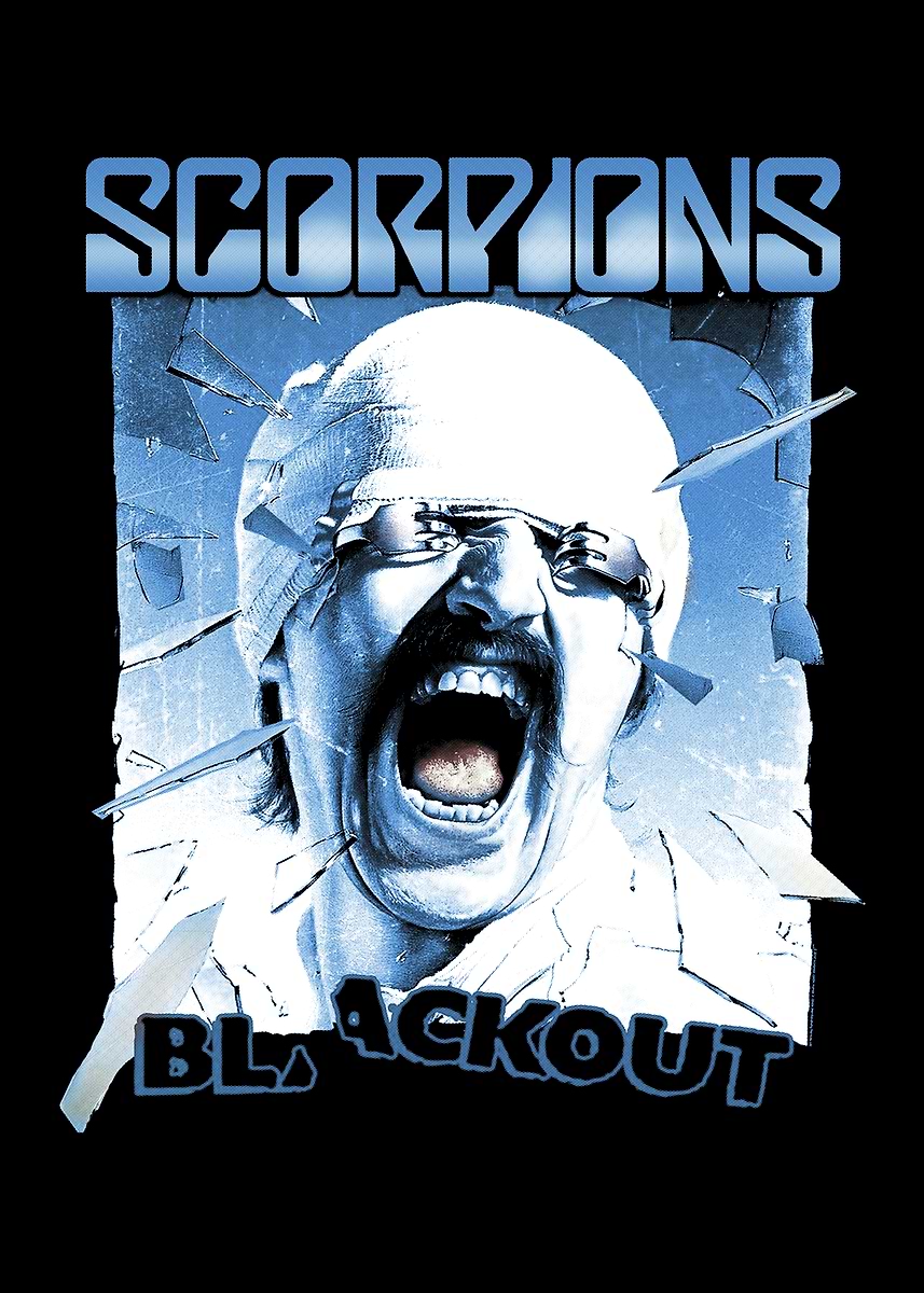'Scorpions Blackout Album Cover' Poster, picture, metal print, paint by ...