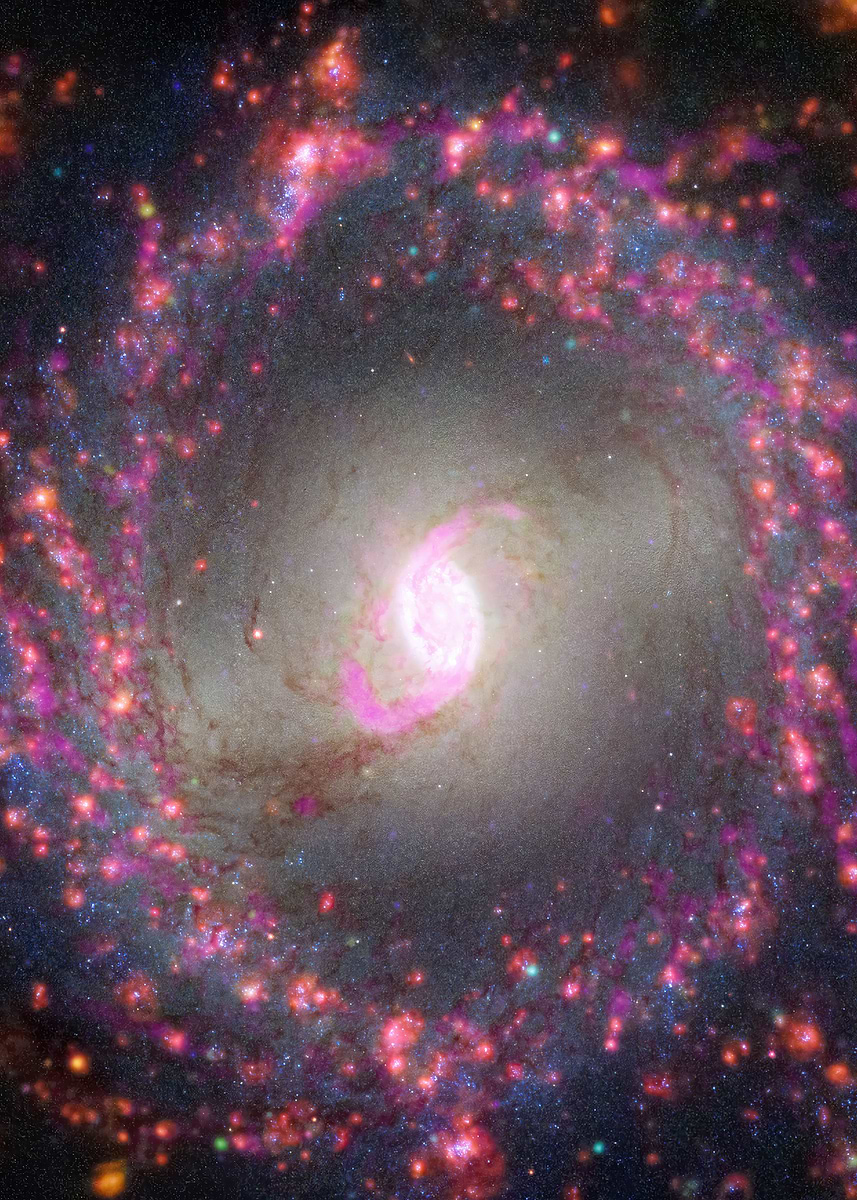 'Galaxy Vortex' Poster, picture, metal print, paint by NASA | Displate