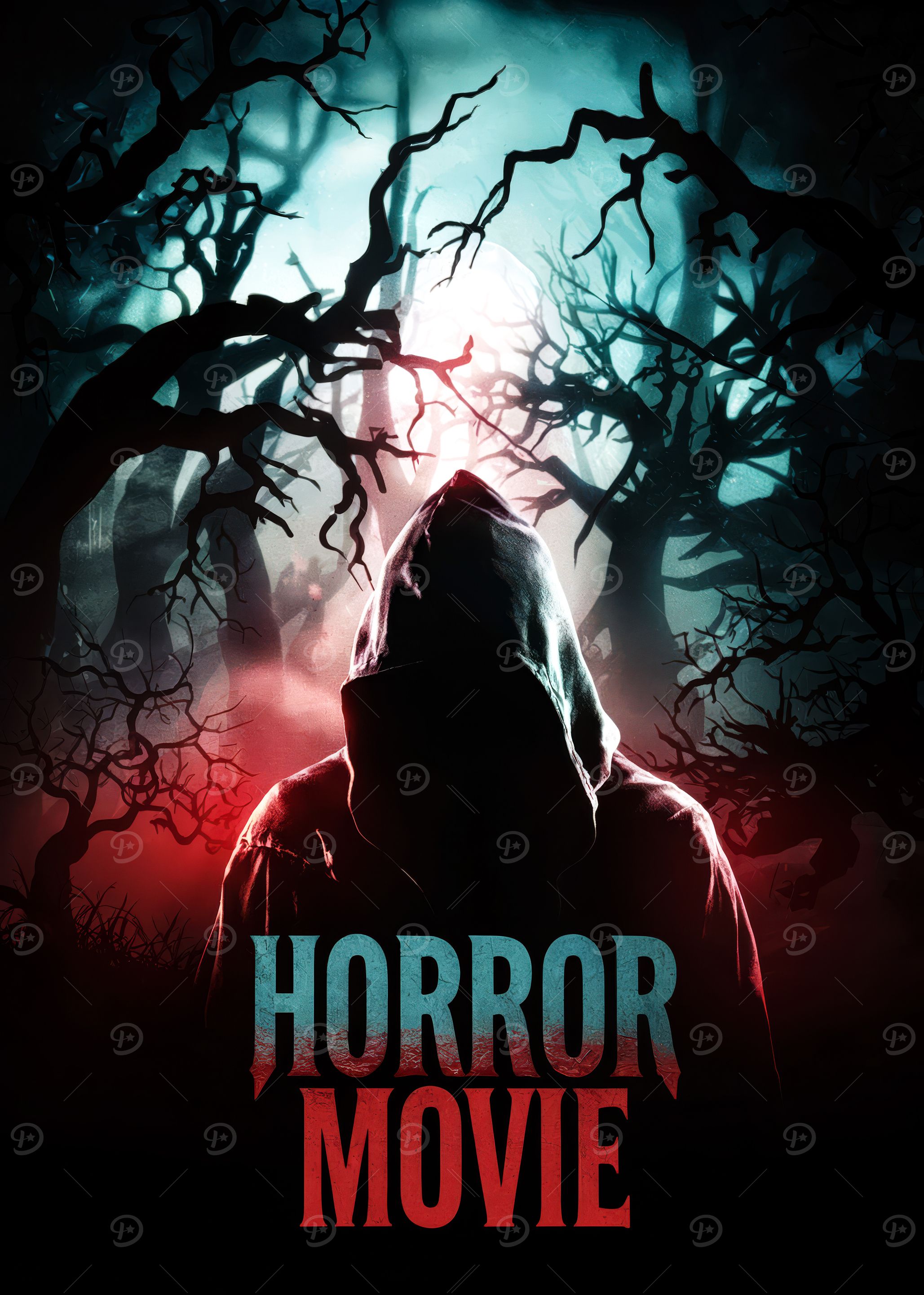 'Horror Movie Poster' Poster, picture, metal print, paint by Steel ...