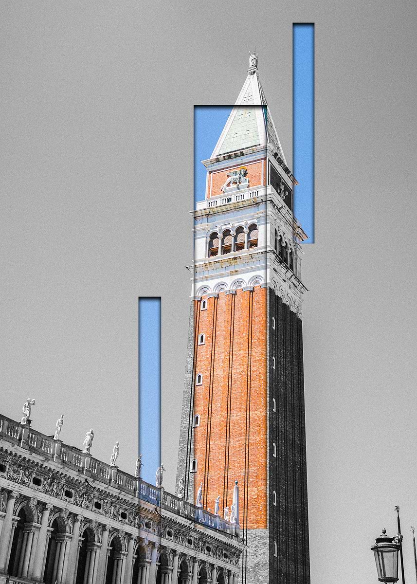 'Venice Campanile in Color' Poster, picture, metal print, paint by ...