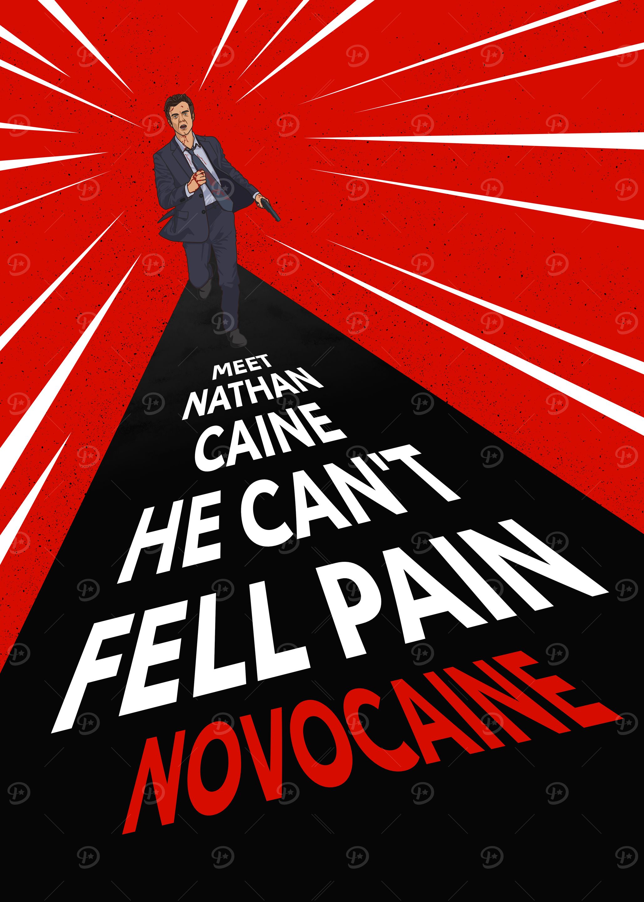 'NOVOCAINE' Poster, picture, metal print, paint by geeks holic | Displate