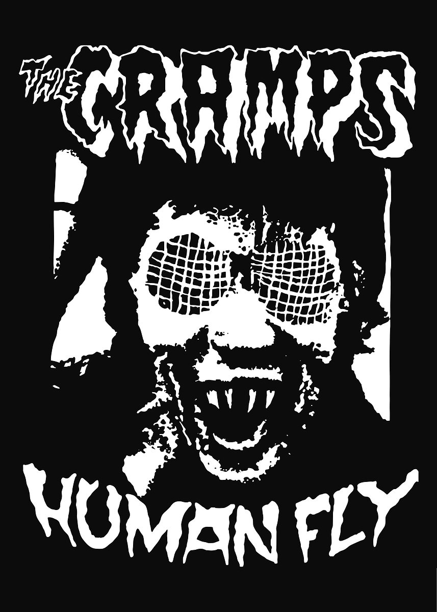 'The Cramps Human Fly' Poster, picture, metal print, paint by Bendrat ...