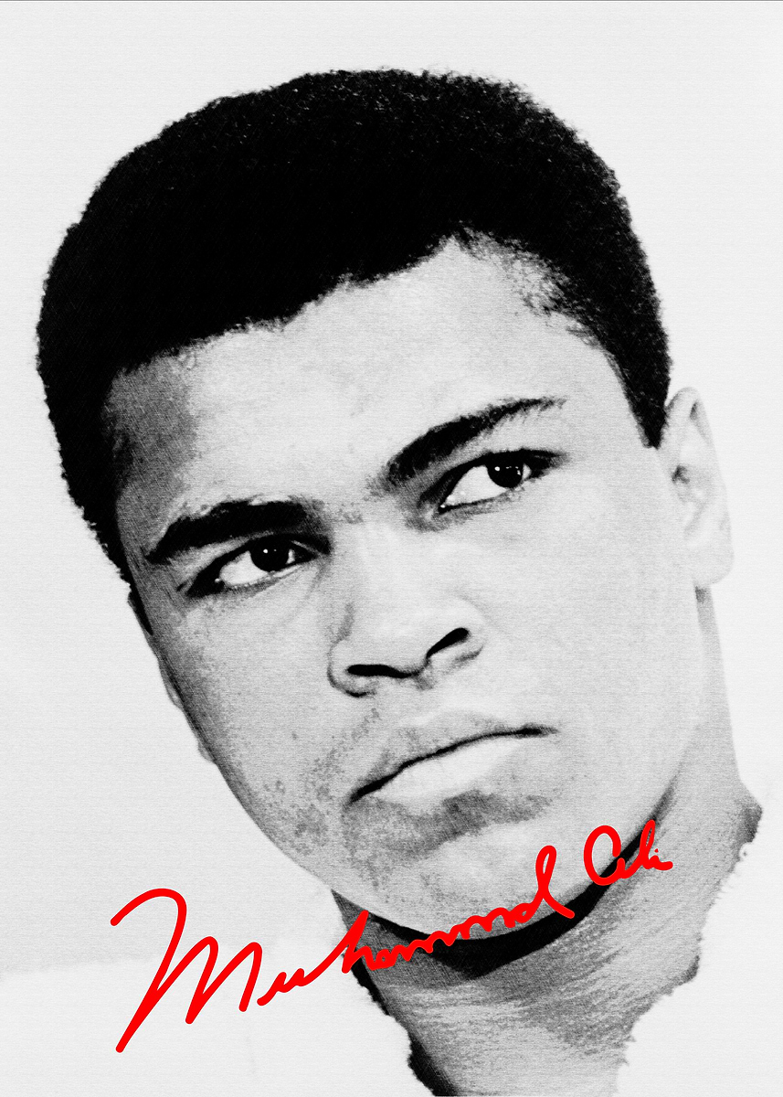 'Muhammad Ali Portrait' Poster, picture, metal print, paint by Matrix ...