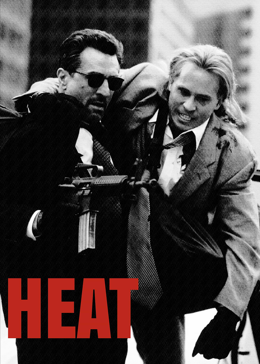 'Heat Movie Poster' Poster, picture, metal print, paint by Dark Art ...