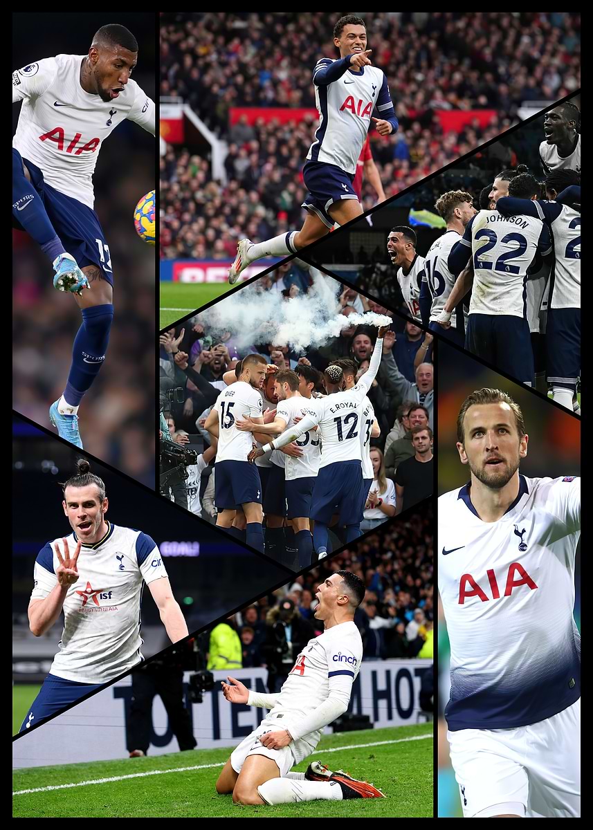 'Tottenham Hotspur Football Collage' Poster, picture, metal print ...