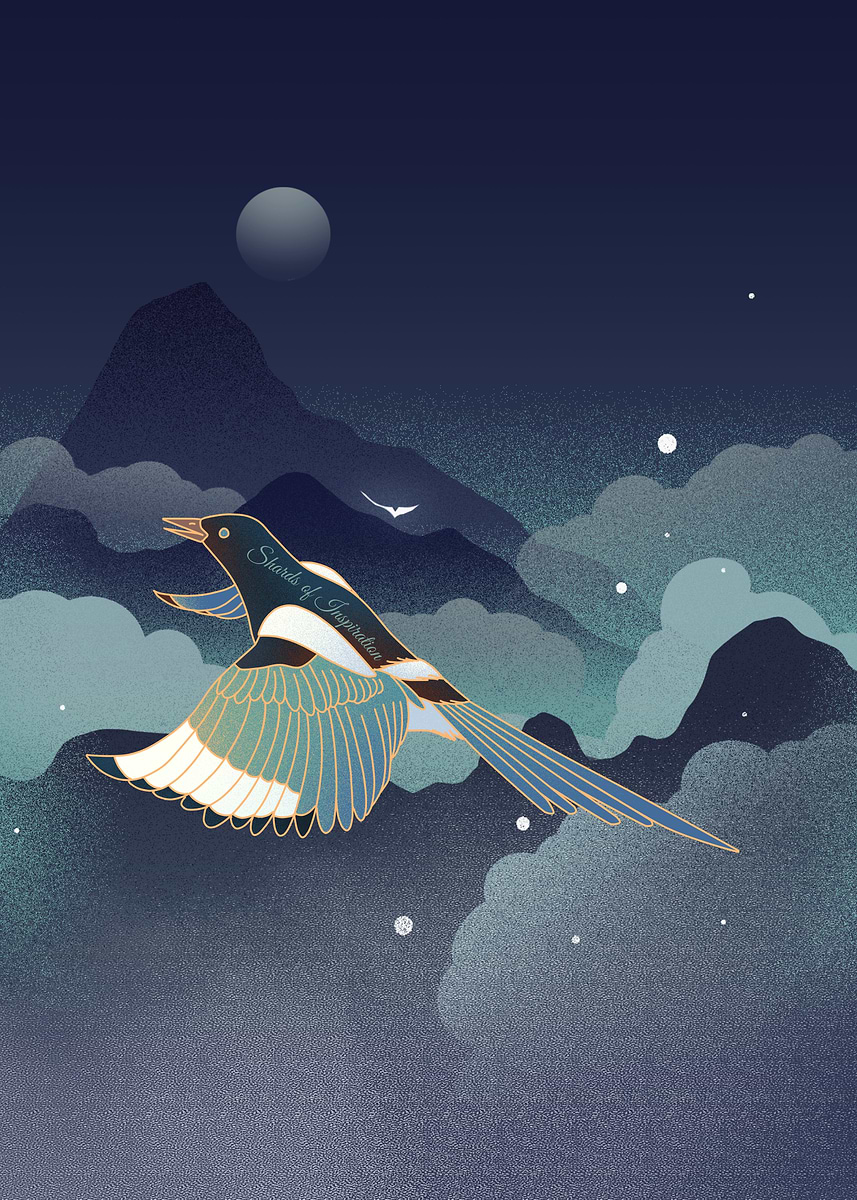 'Nightbird Reverie' Poster, picture, metal print, paint by Nikolasz ...