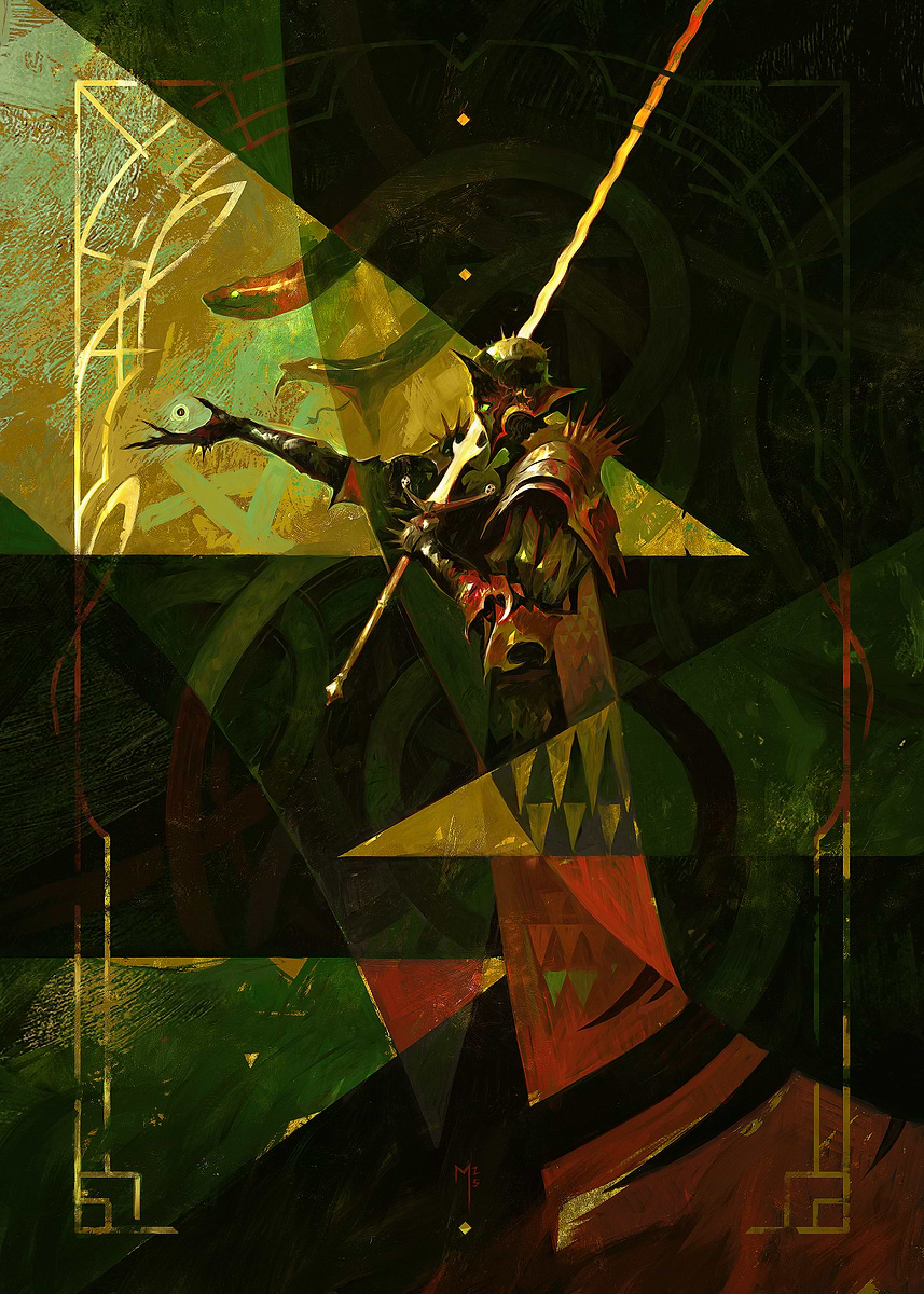 'Serpent Knight' Poster, picture, metal print, paint by Dominik Mayer ...