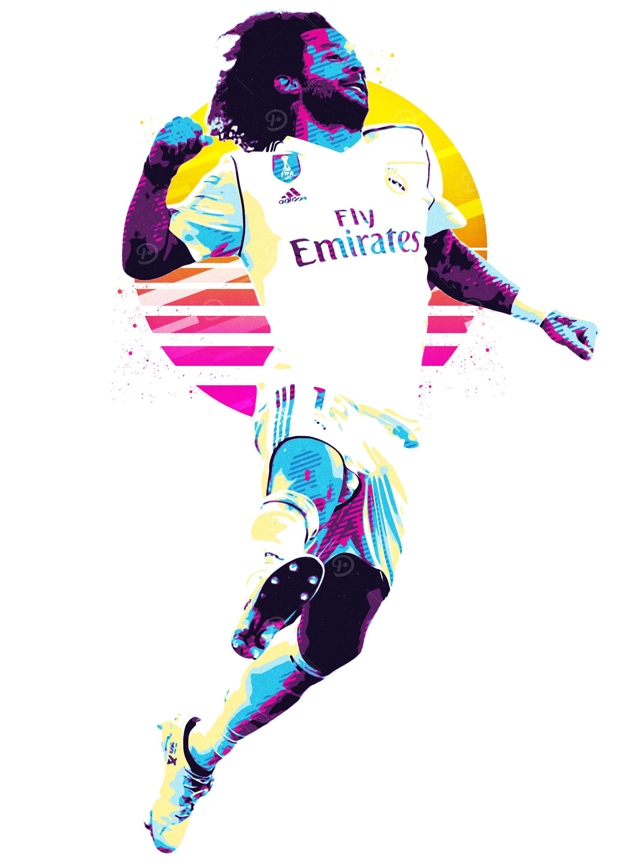 'Marcello Real Madrid' Poster, picture, metal print, paint by SOLIK ...